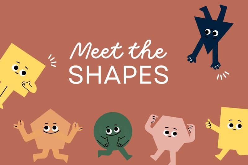 32 Shape Names with Pictures (2D & 3D Examples)