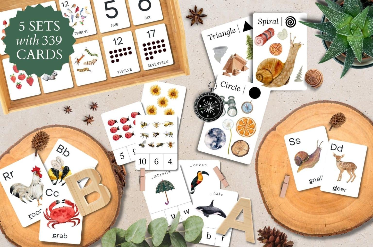 Preschool Learning Printable Activities - Little Moon