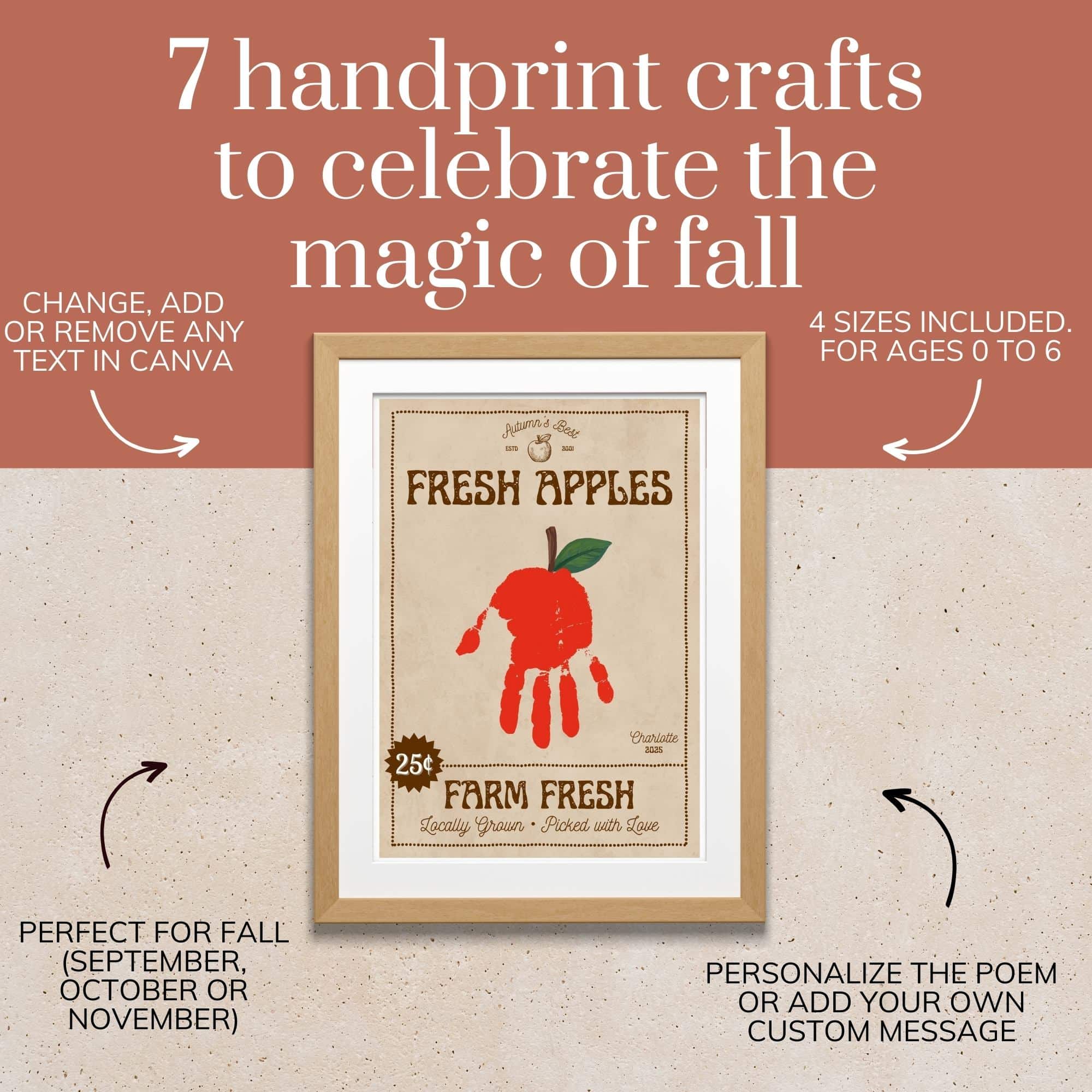 Fall Handprint Bundle - Little Moon Paper Co